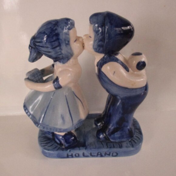 Accents | Dutch Kissing Pair Ceramic Figurine Souvenir From Holland ...